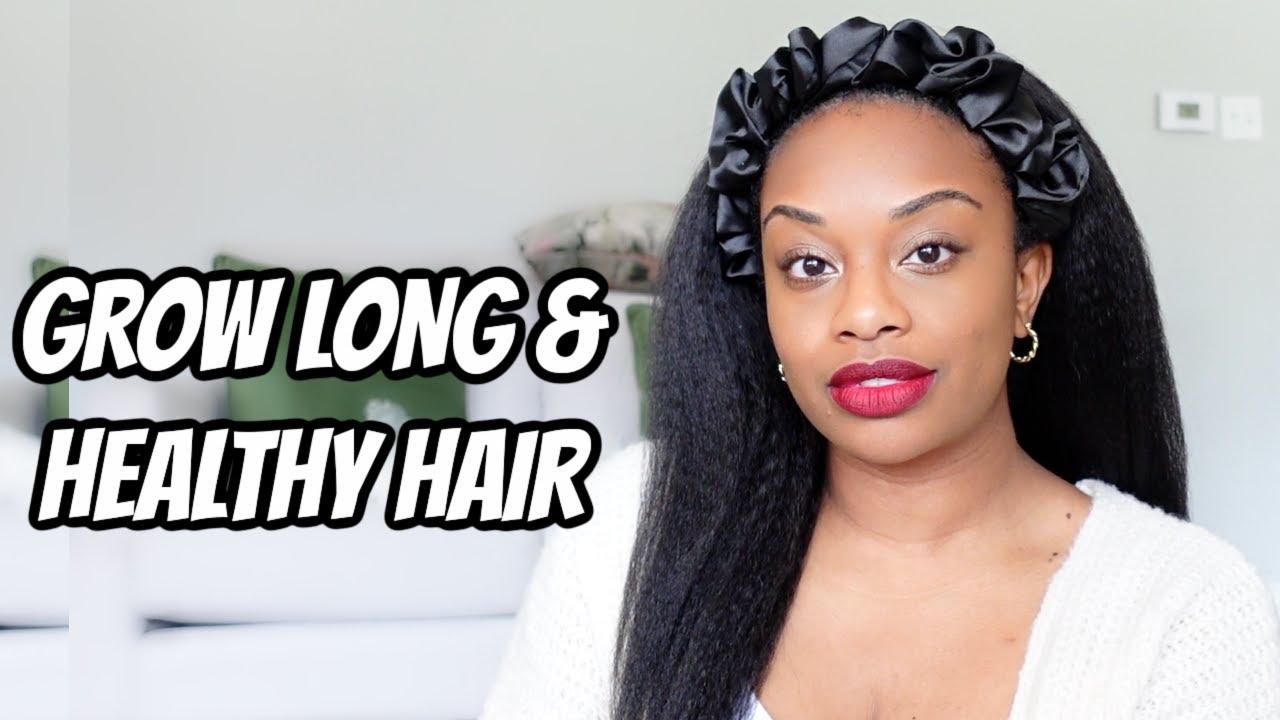 TIPS TO GROW LONG HEALTHY NATURAL HAIR - YouTube