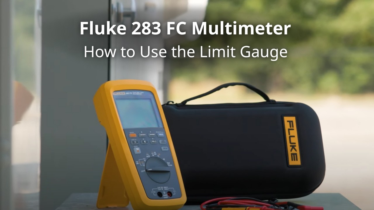 How to Use the Limit Gauge on the Fluke 283 FC Multimeter - YouTube