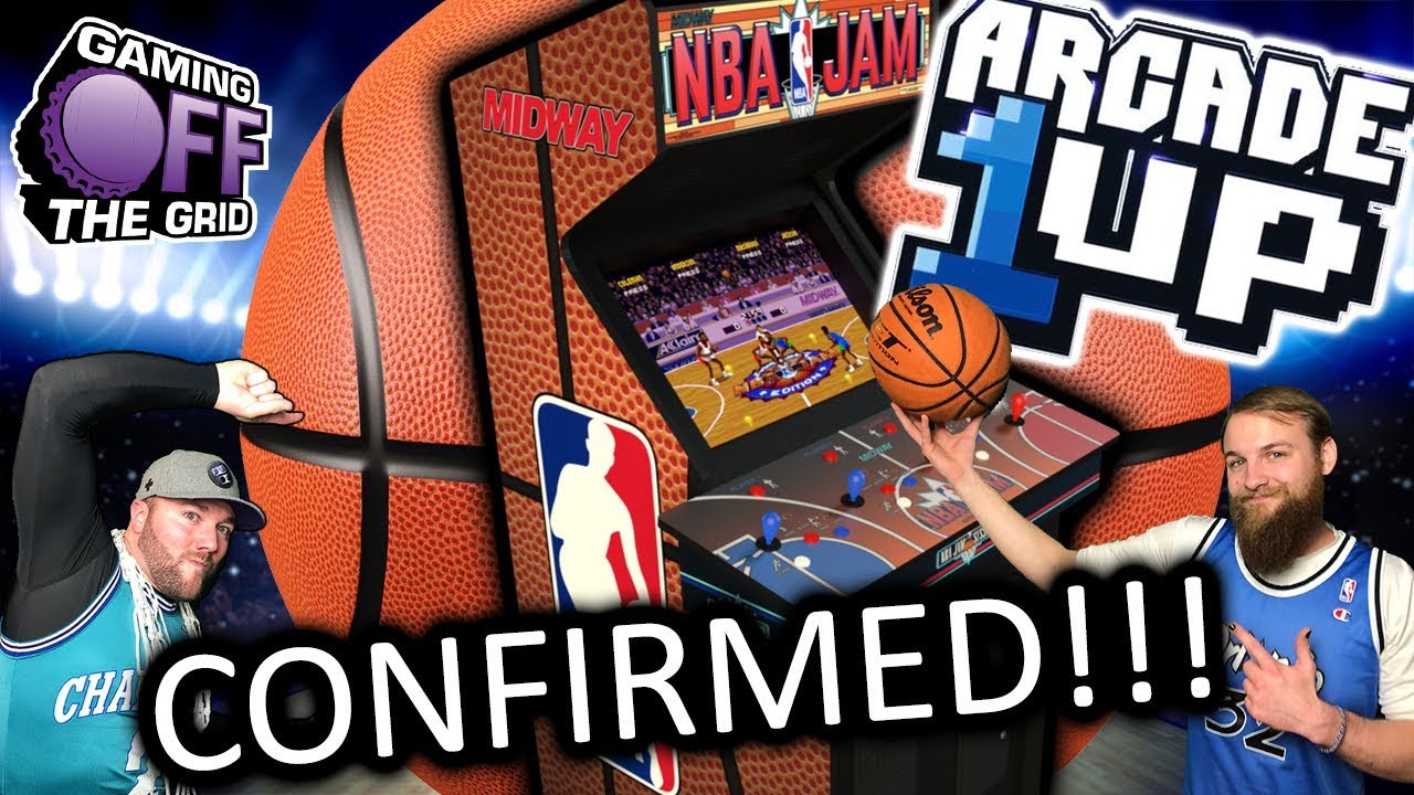 NBA Jam Arcade1Up CONFIRMED!!! | Gaming Off The Grid - YouTube
