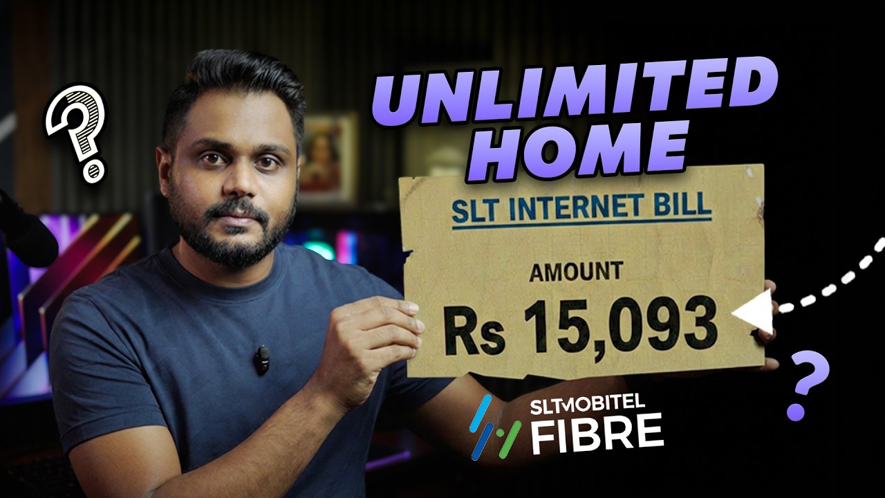 My SLT ‘Unlimited Home’ Fiber Bill Shocked Me… - YouTube