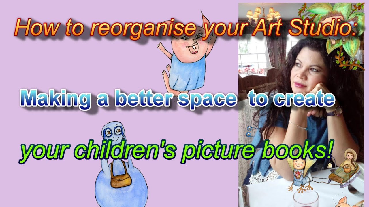 How to reorganise your Art Studio: Making a better space to create your ...