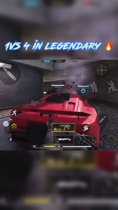 1vs 4 in legendary 🔥| MP Ranked Codm #codm #codmobile #shorts - YouTube