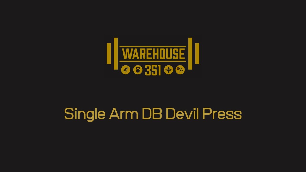 Single Arm DB Devil Press - YouTube