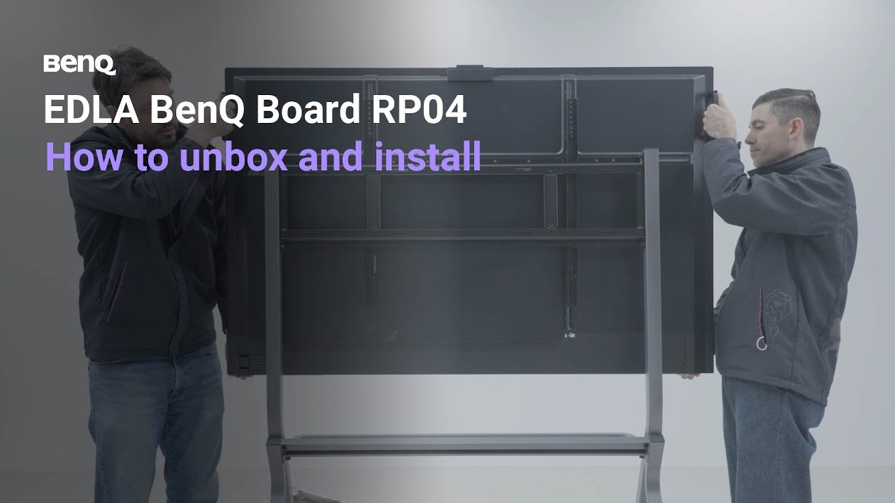 How to unbox and install on the RP04 | BenQ - YouTube