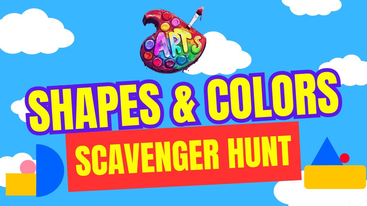 Shapes and Colors Scavenger Hunt! - YouTube