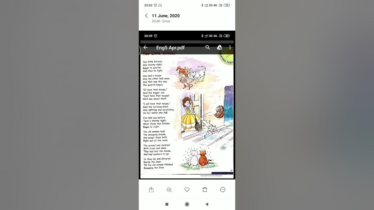 Poem-Two little kittens - YouTube