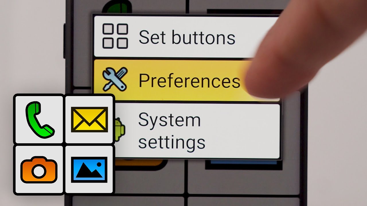 How to show the BIG Launcher Preferences menu - YouTube