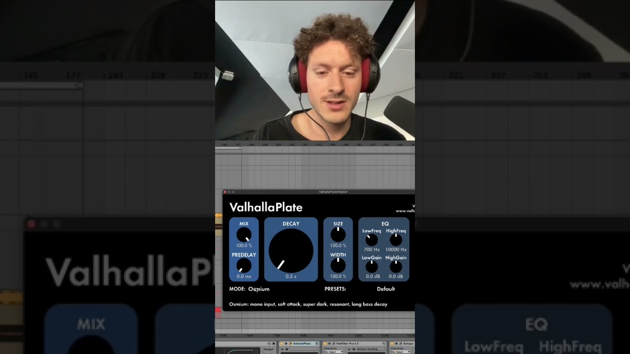 Valhalla Plate Modes #reverb #productiontips - YouTube