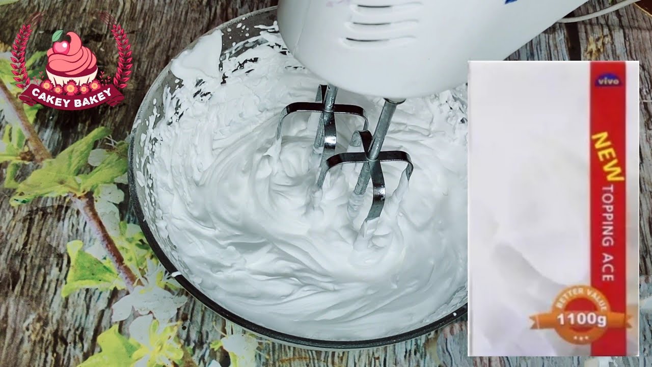 How To Make Perfect Whipped Cream | Vivo Topping Ace Whipped Cream ...