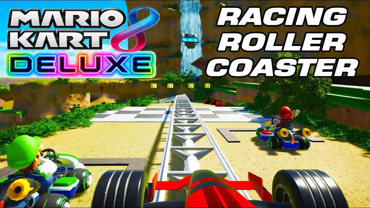 Mario Kart Madness: Thrilling Roller Coaster Ride! - YouTube