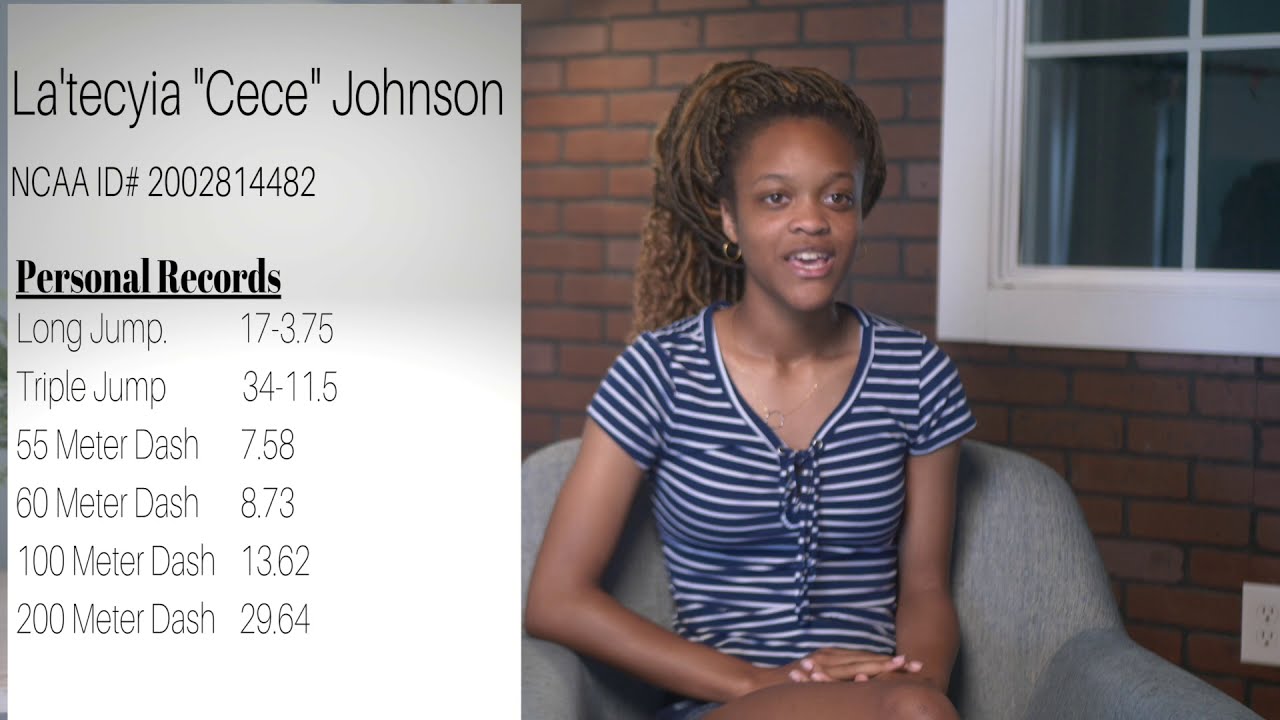La'tecyia Cece Johnson Class of 2022 Track and Field - YouTube