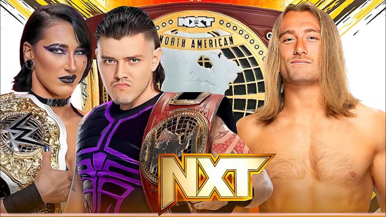 Dominik Mysterio & Rhea Ripley vs Nathan Frazer 2 on 1 Handicap Full ...