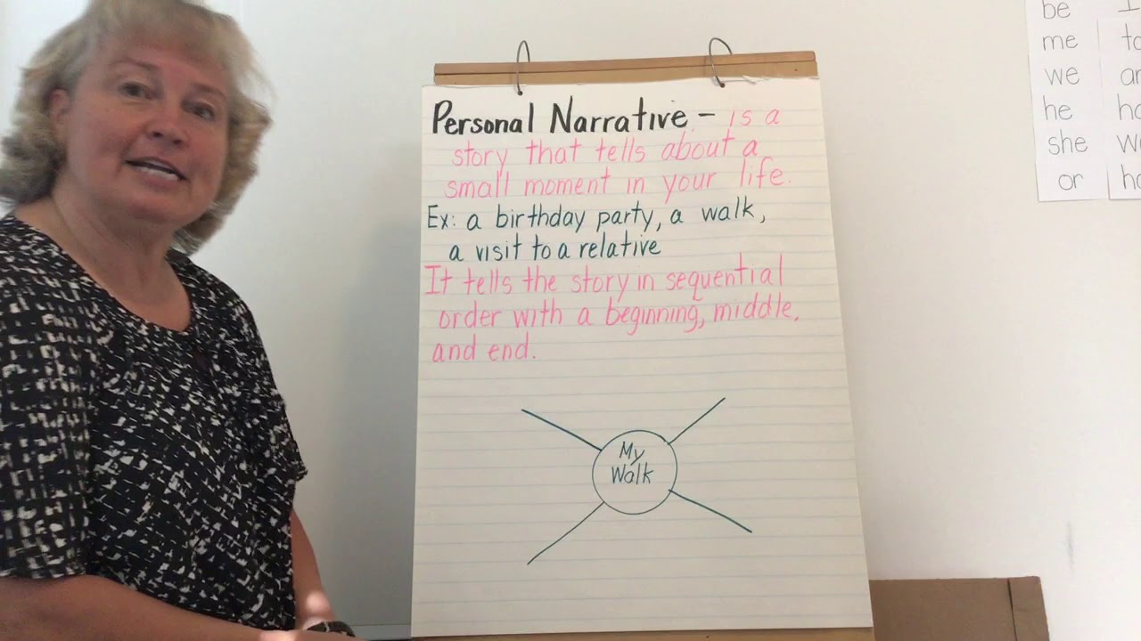 Personal Narrative Writing Part 1 - YouTube