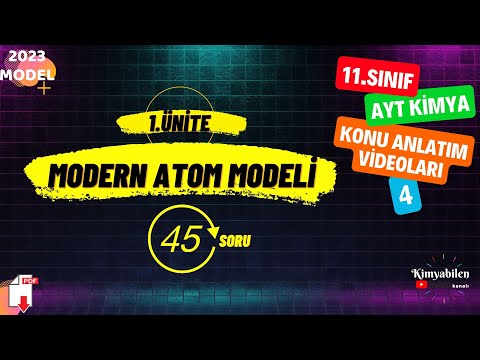 MODERN ATOM TEORİSİ SORU ÇÖZÜMÜ