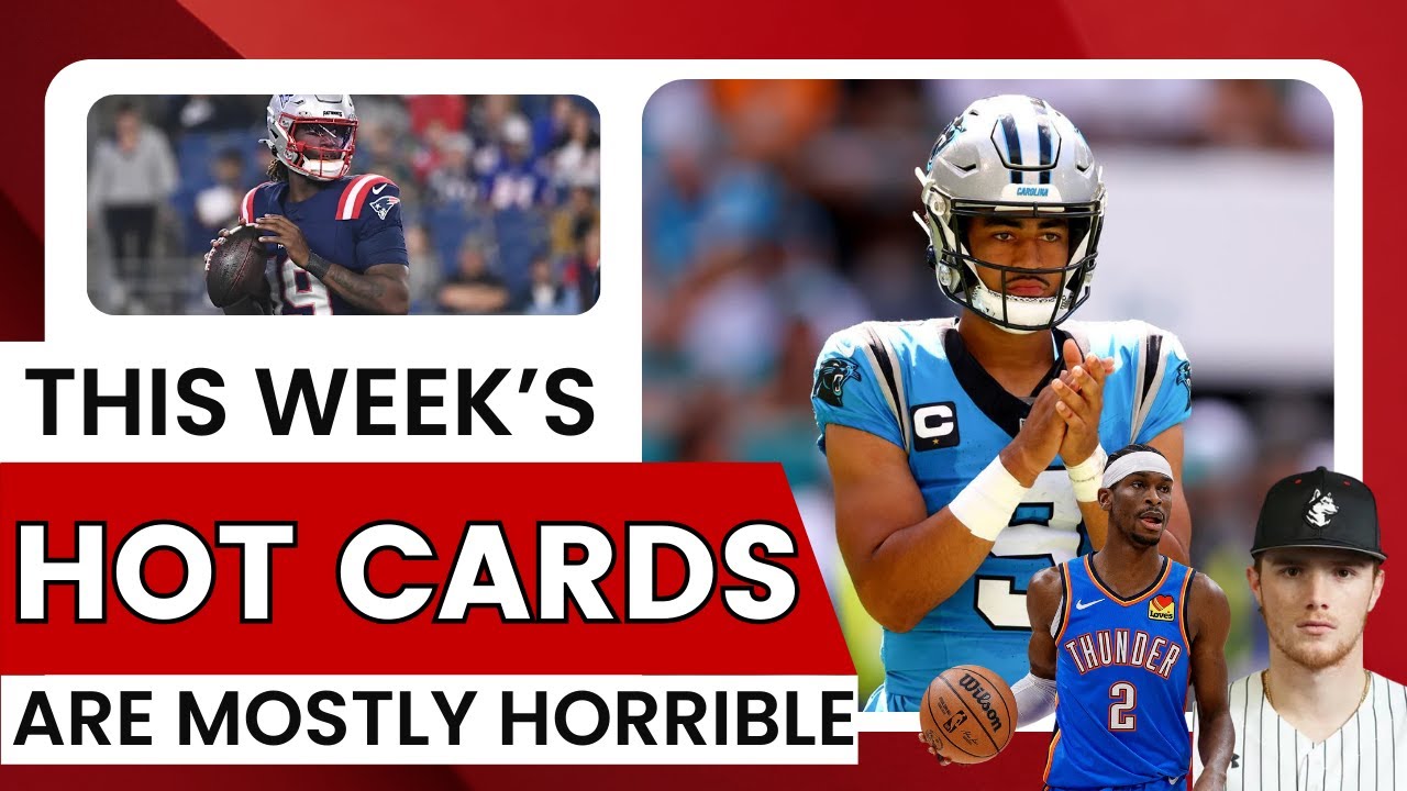 A MOSTLY HORRIBLE HOT CARDS OF THE WEEK! Hot in the Hobby 1/15/25 - YouTube