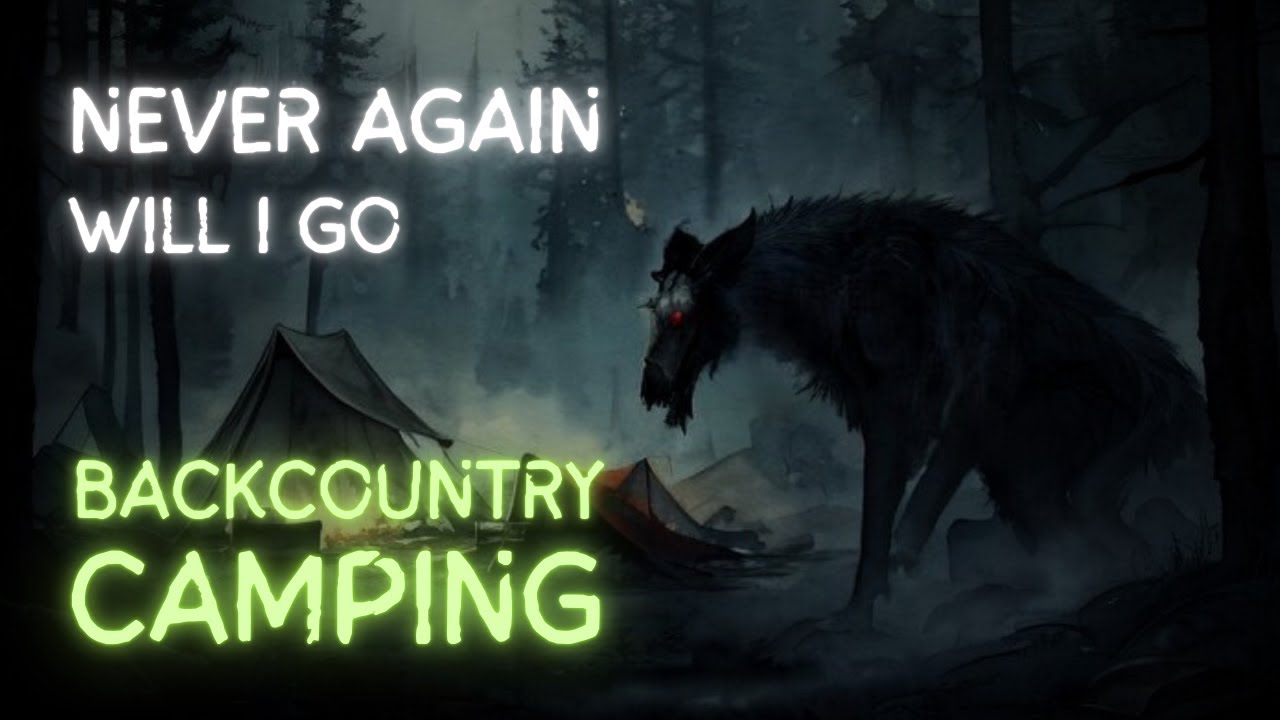 never again will I go BACKCOUNTRY CAMPING | HORROR STORY - YouTube