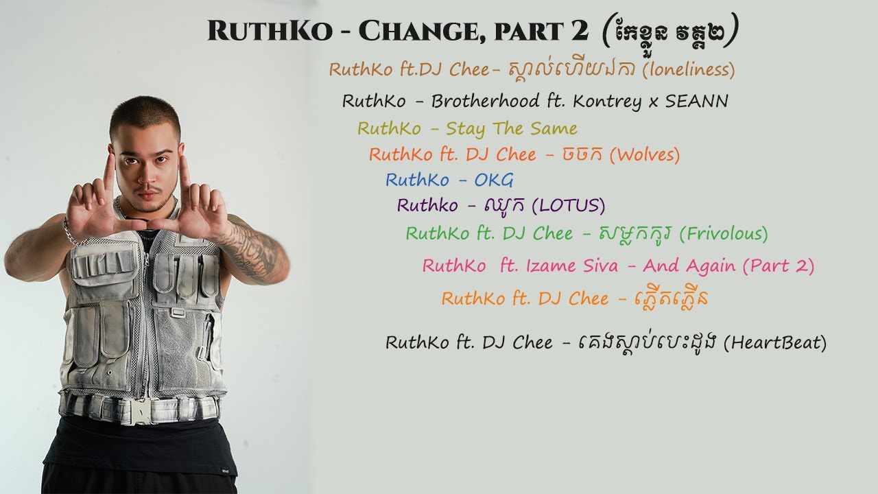 RuthKo Nonstop Best Song #ruthko #music #hiphop #rapper #rap - YouTube