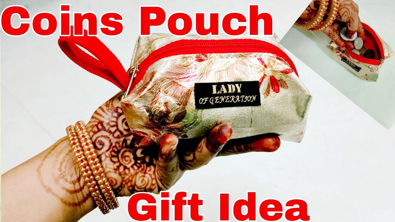 DIY: Cute Coins Pouch, Gift Idea For Leftover Pieces By Anamika Mishra ...