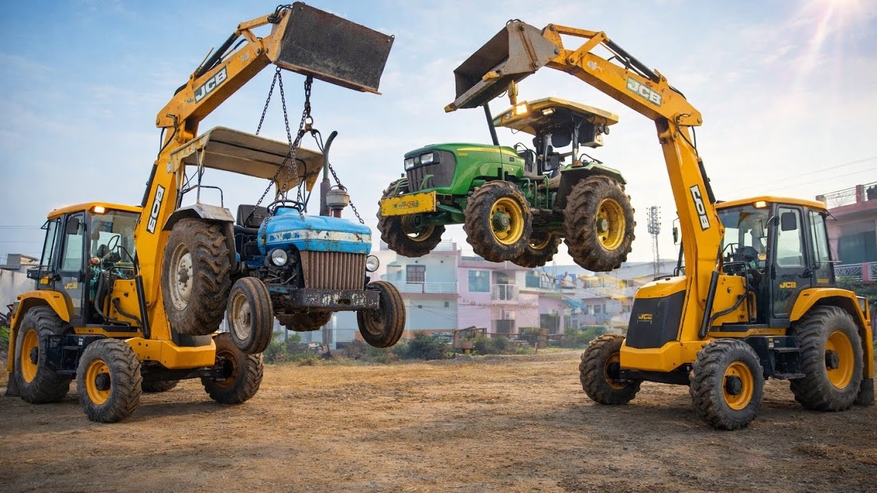 The Ultimate Tractor Showdown: JCB's Surprising Victory - YouTube