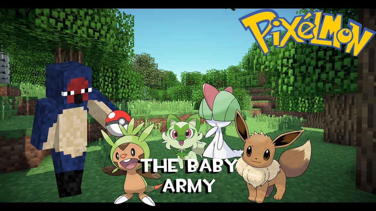 Pixelmon - The Baby Army - ep 9 - YouTube