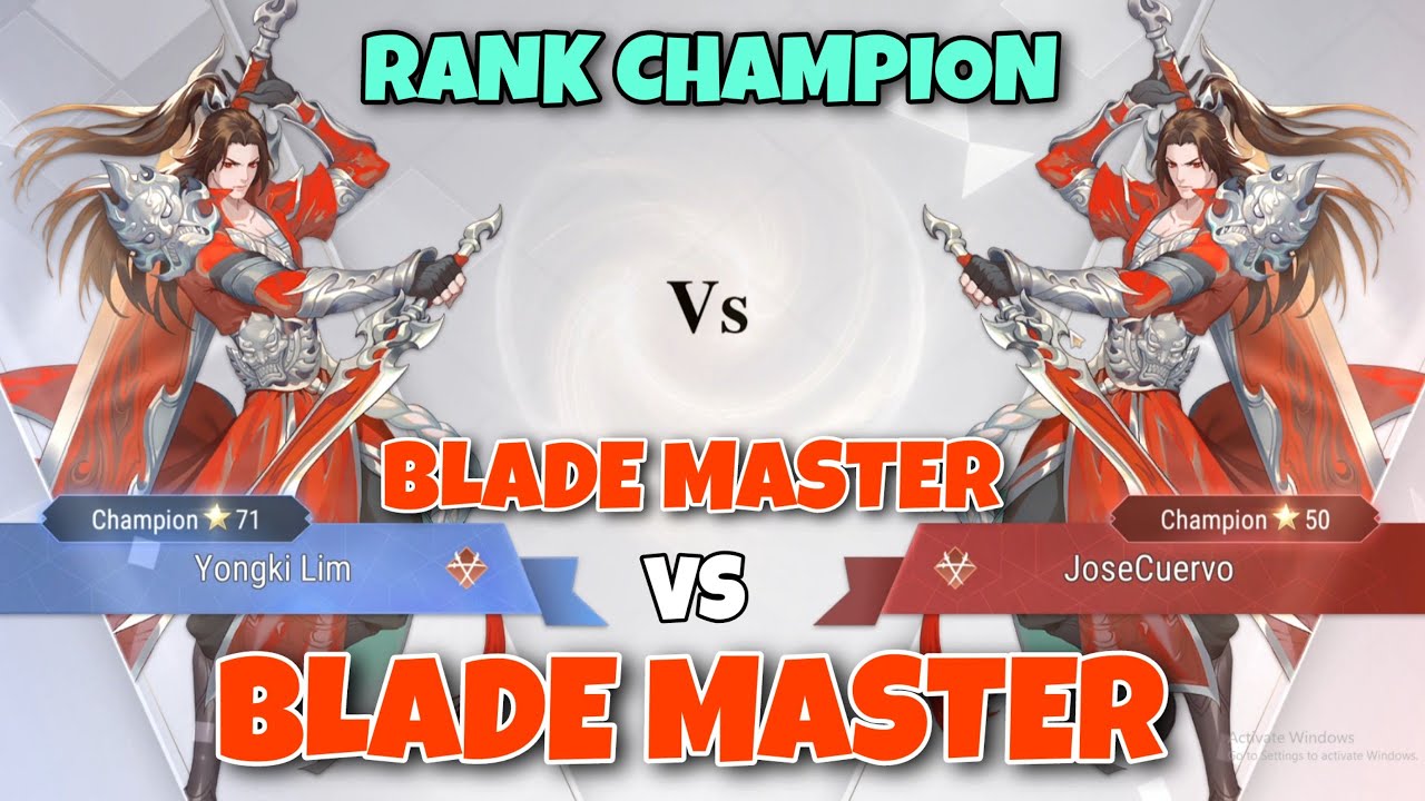 PVP 1 VS 1 BLADE MASTER VS BLADE MASTER | REVELATION INFINITE JOURNEY ...