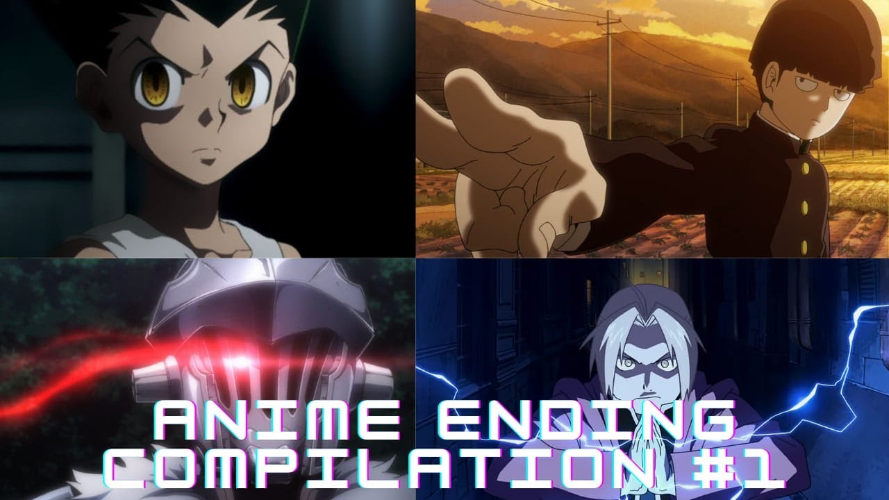 Anime Ending Compilation #1 - YouTube