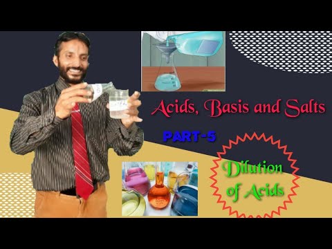 Acids Bases and Salts #5(How to Dilute Acids?) - YouTube