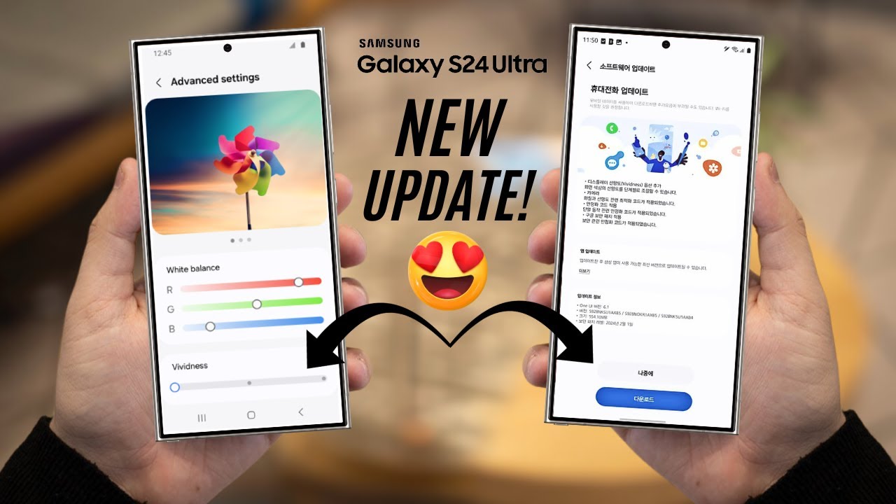 Samsung Galaxy S24 Ultra - FINALLY, OFFICIAL UPDATE IS HERE!😍 - YouTube