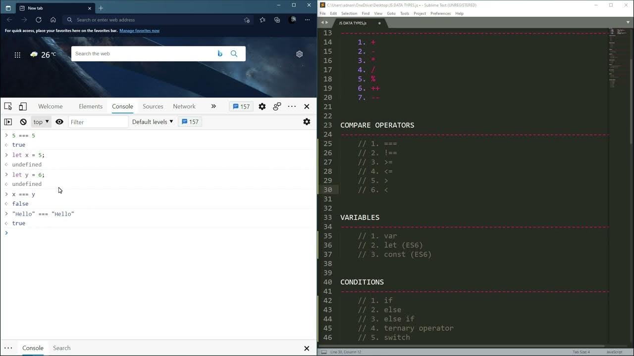 12. 6 Compare Operators - YouTube