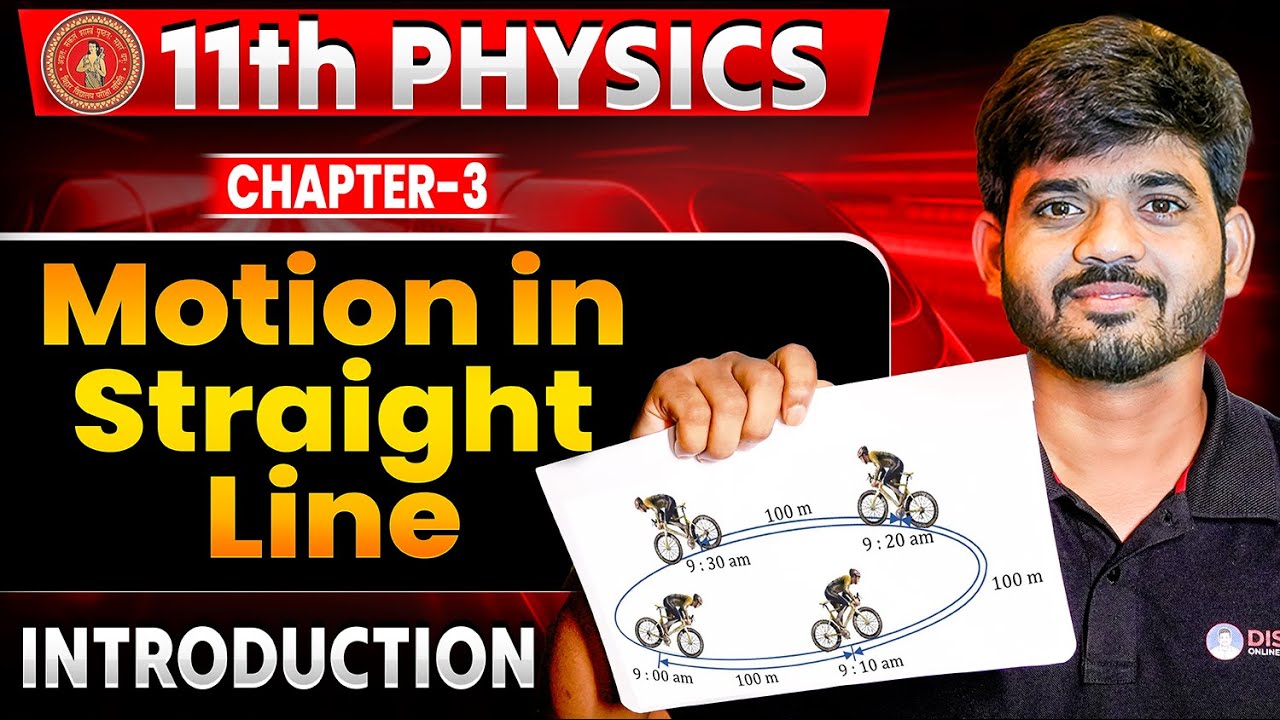 Motion in straight line | Class 11th Physics Chapter 3 | Motion in ...