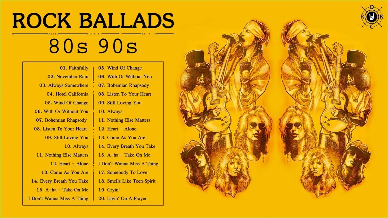 Rock Ballads 80s 90s | Best Rock Ballads Songs Of 80s 90s - YouTube