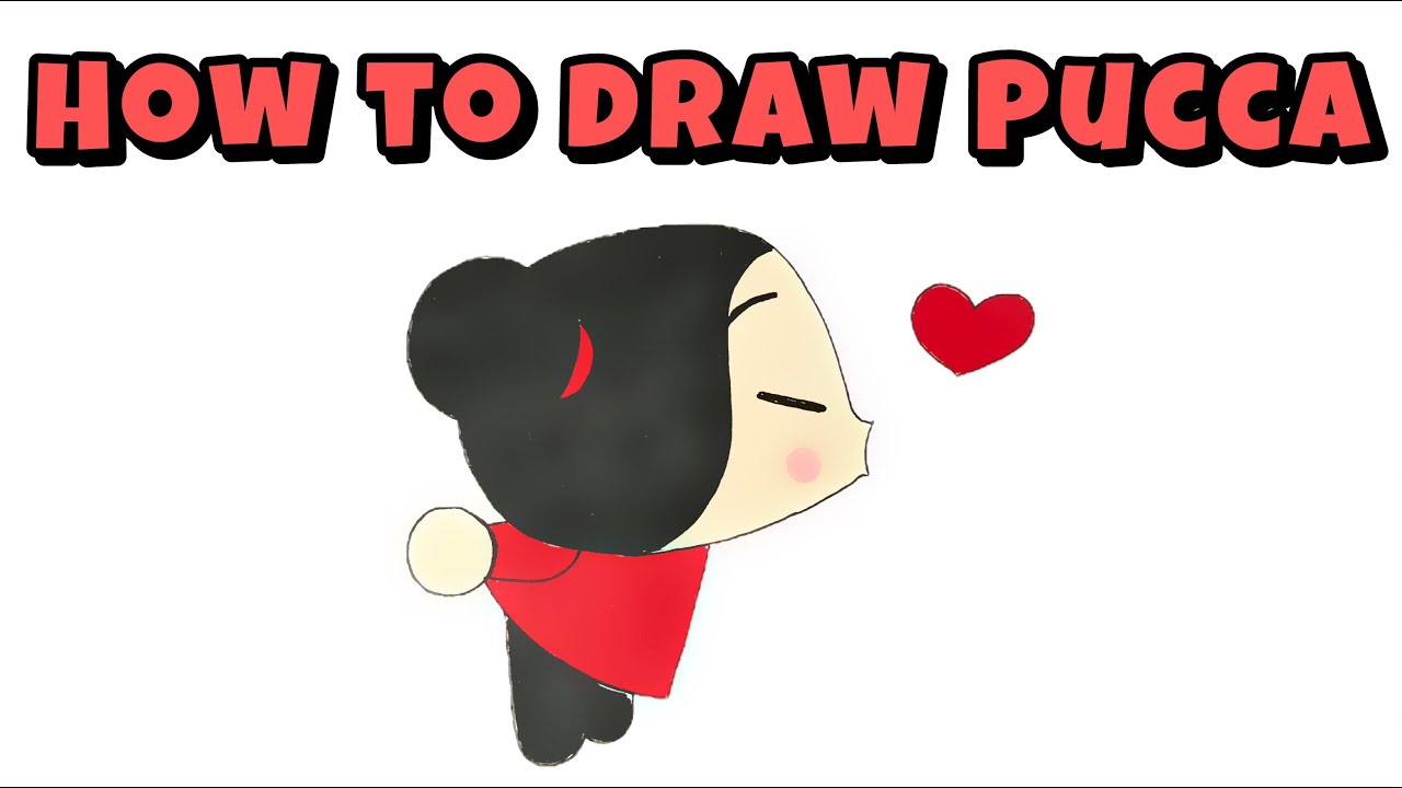 How to Draw Pucca – Create Your Own Superhuman Girl Drawing Artwork ...