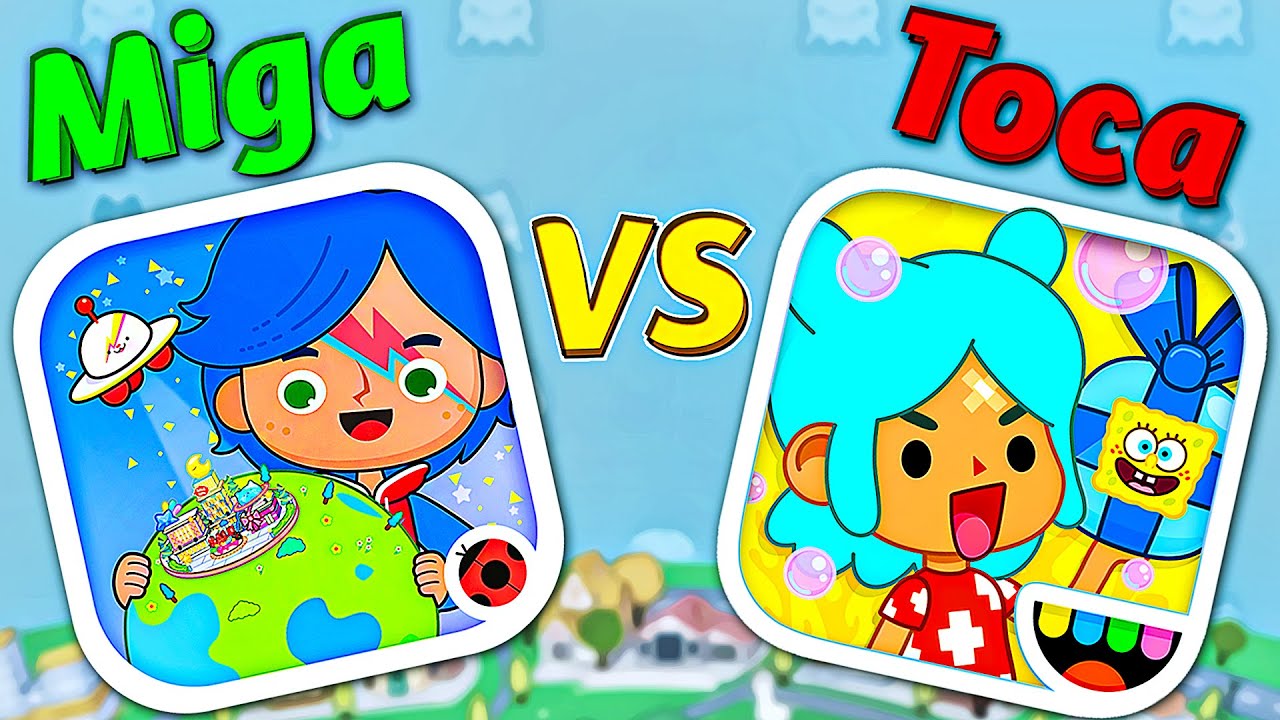 Toca Boca vs Miga Town 💕 Miga My World vs Toca Life Story - YouTube