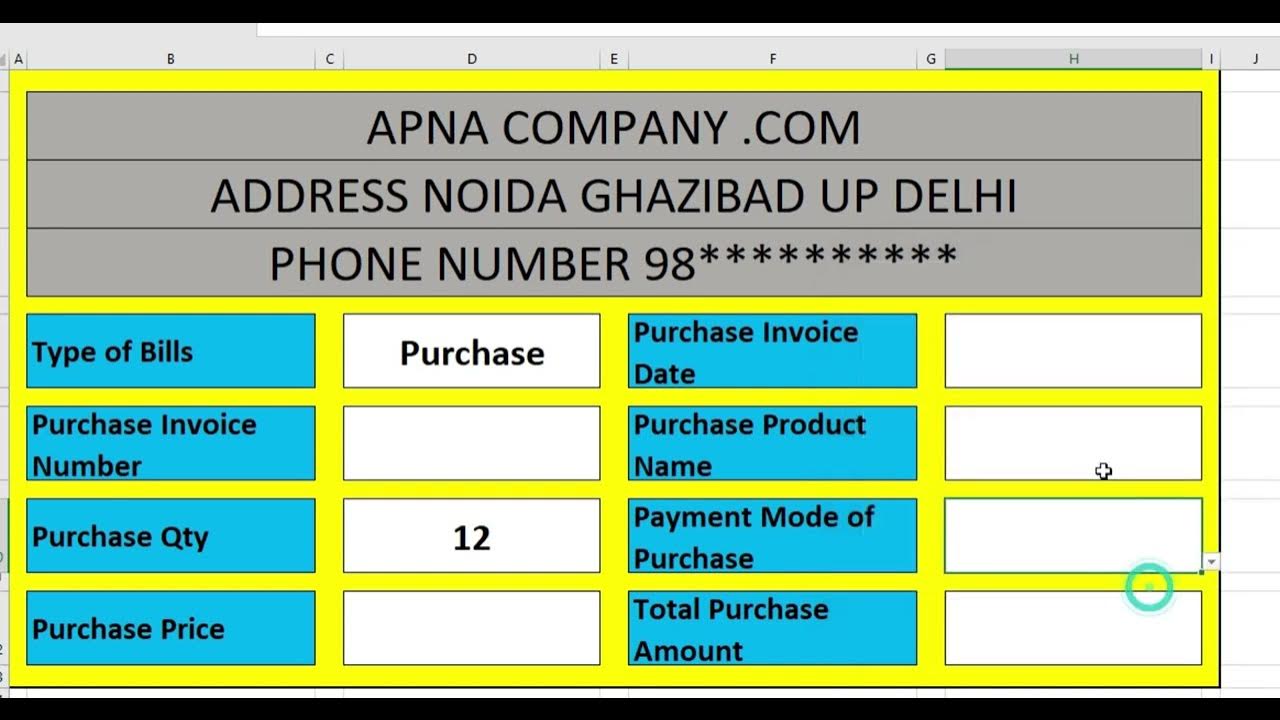 EASILY Make an Advance Automated Data Entry Form in Excel | Data Entry ...