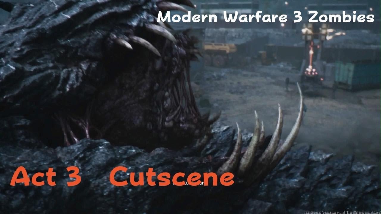 Modern Warfare 3 Zombies ACT 3 cinematic cutscene - YouTube