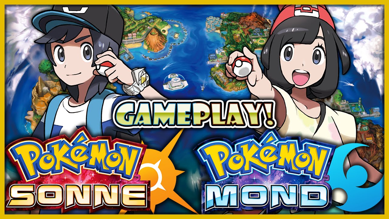 ERSTES GAMEPLAY ZU POKéMON SONNE UND MOND! [Deutsch/German] - YouTube