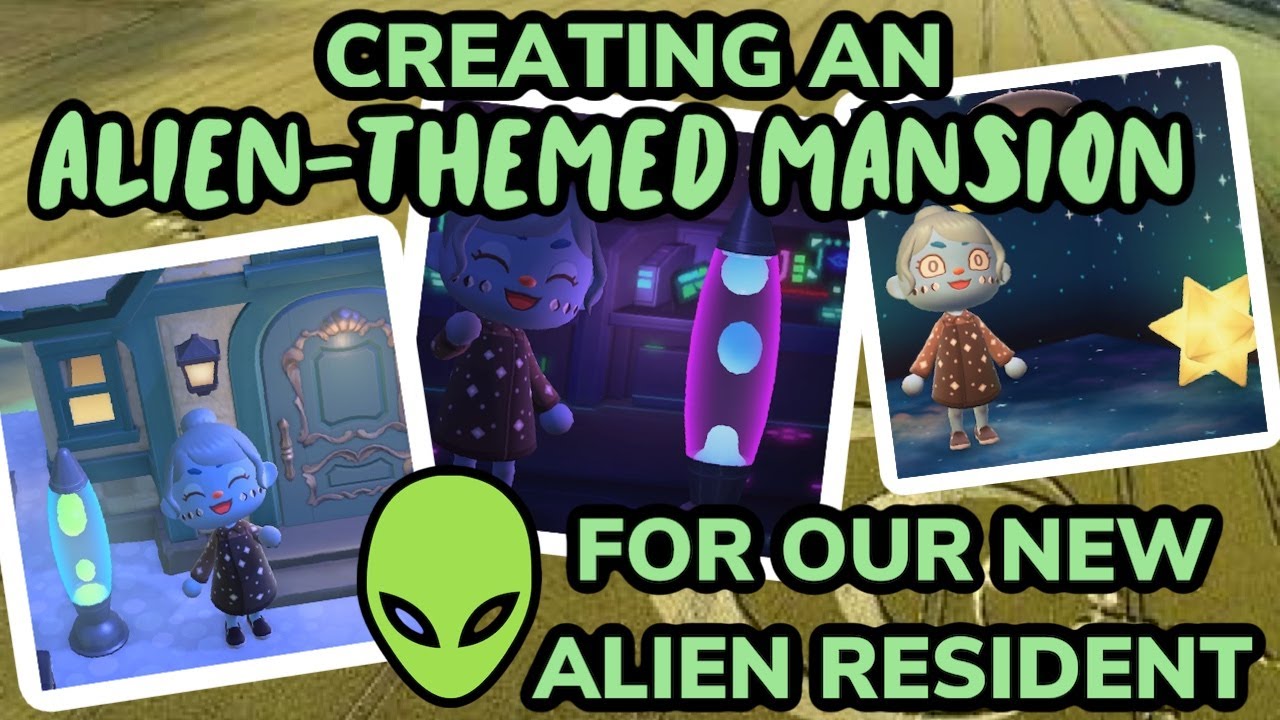 decorating an alien house and talking about aliens as an alien - YouTube