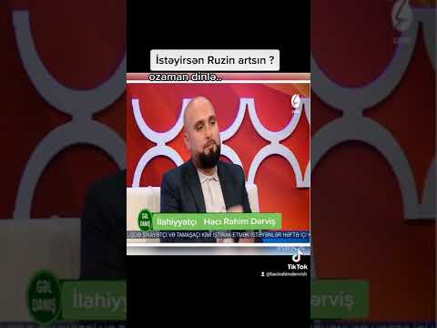 İstəyirsən Ruzin artsın? İlahyyatçı Hacı Rahim Dərviş