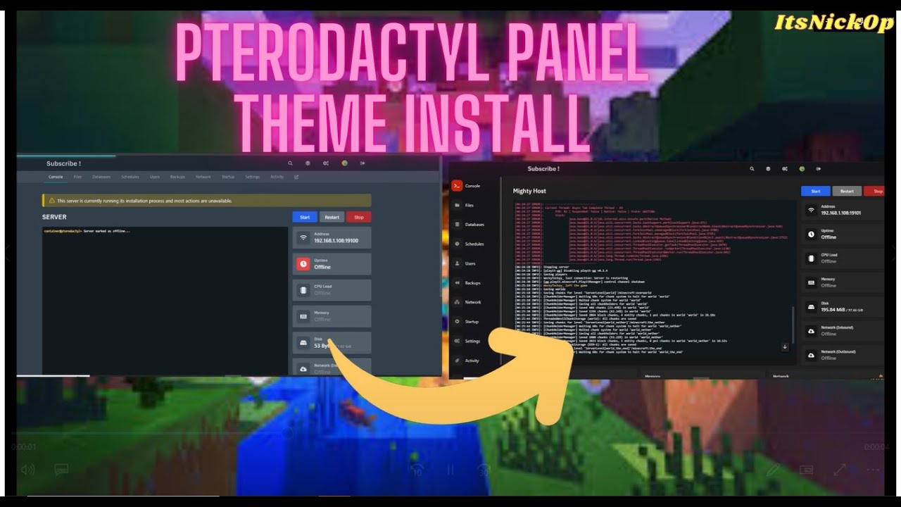 Pterodactyl Panel Theme install Full Setup | 2025 Guide 💫 - YouTube