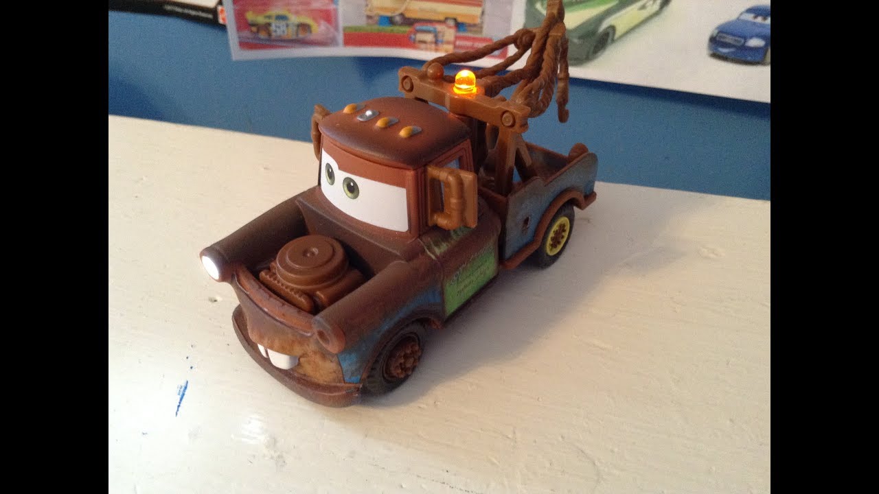 Disney Cars Light-up Mater Review - YouTube