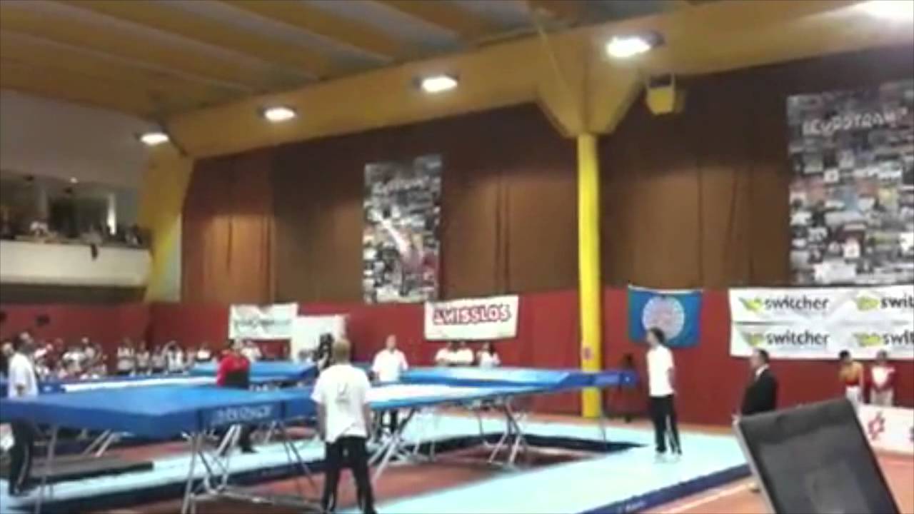 Former World Record Trampoline 18.8 Difficulty - YouTube