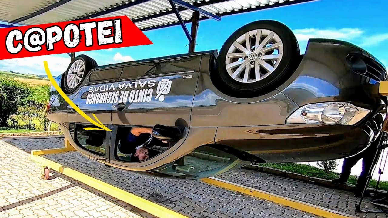 Capotando um carro, qual é a sensação? - YouTube