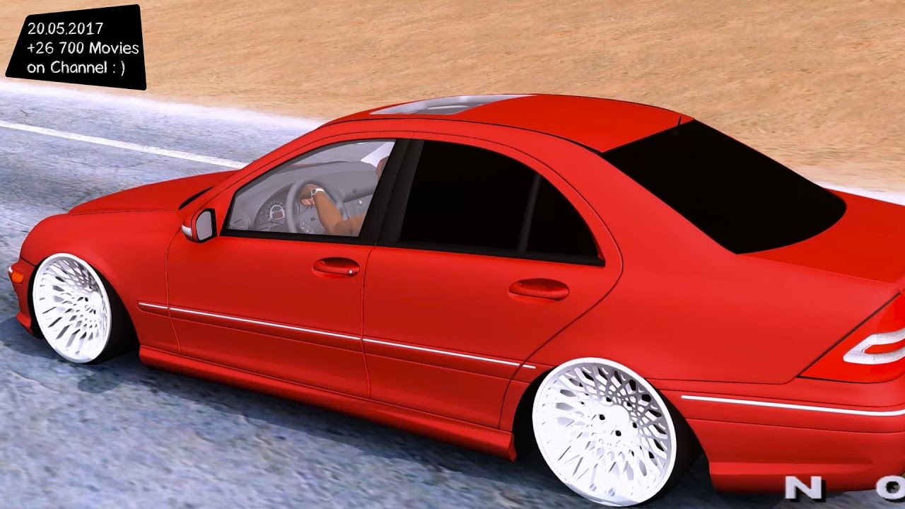 Mercedes-Benz C32 AMG Stanced New ENB Top Speed Test GTA Mod Future ...
