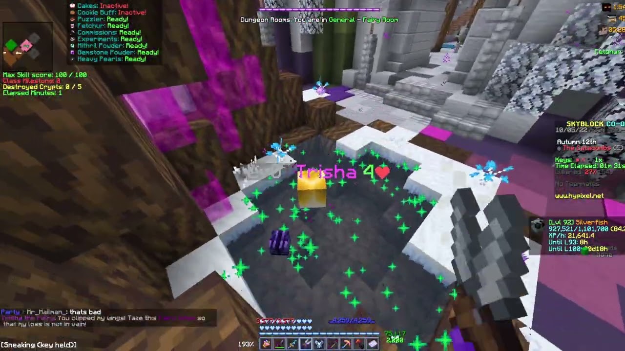 How to get "Fairy Wings" (Hypixel Skyblock Tutorial - YouTube