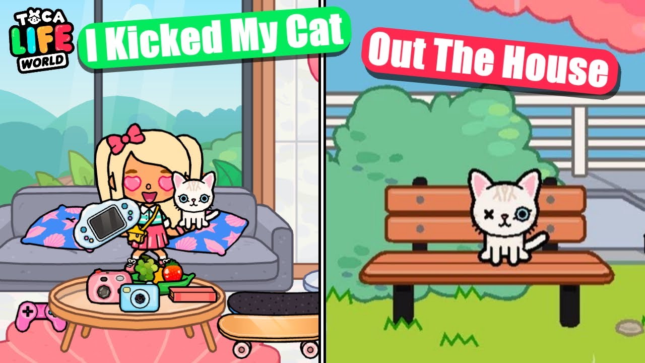I Kicked My Cat Out The House 😹 😭 || Toca Boca || Toca Life Story - YouTube