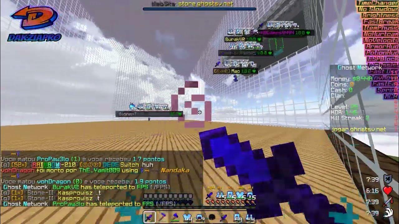 Minecraft Server HACK ALLOWED, Fulledit Hack ON 2022 1.8 GhostNetWork - YouTube