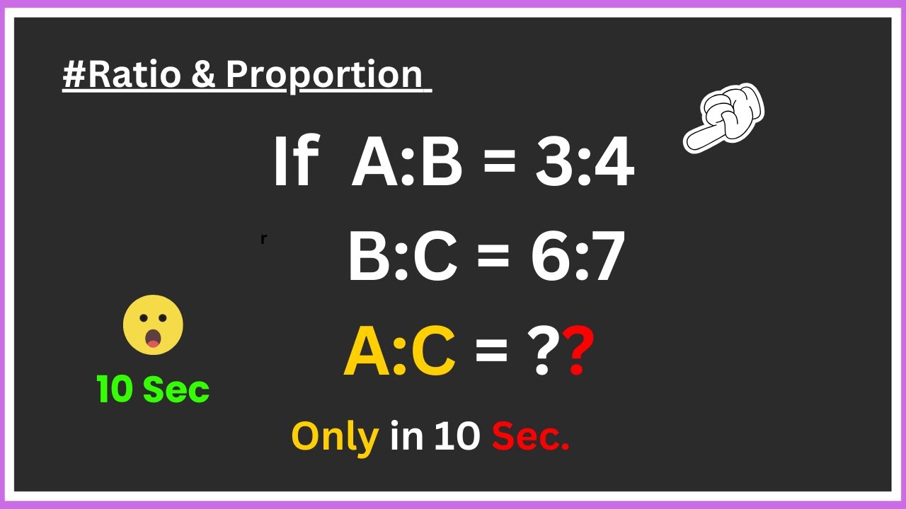 Ratio & Proportion Tricks | Maths Trick | RATIO AND PROPORTION | Maths ...