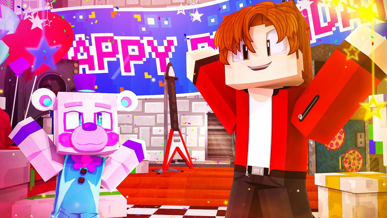 HELPY Turns Into GLAMROCK HELPY In MINECRAFT FNAF - YouTube