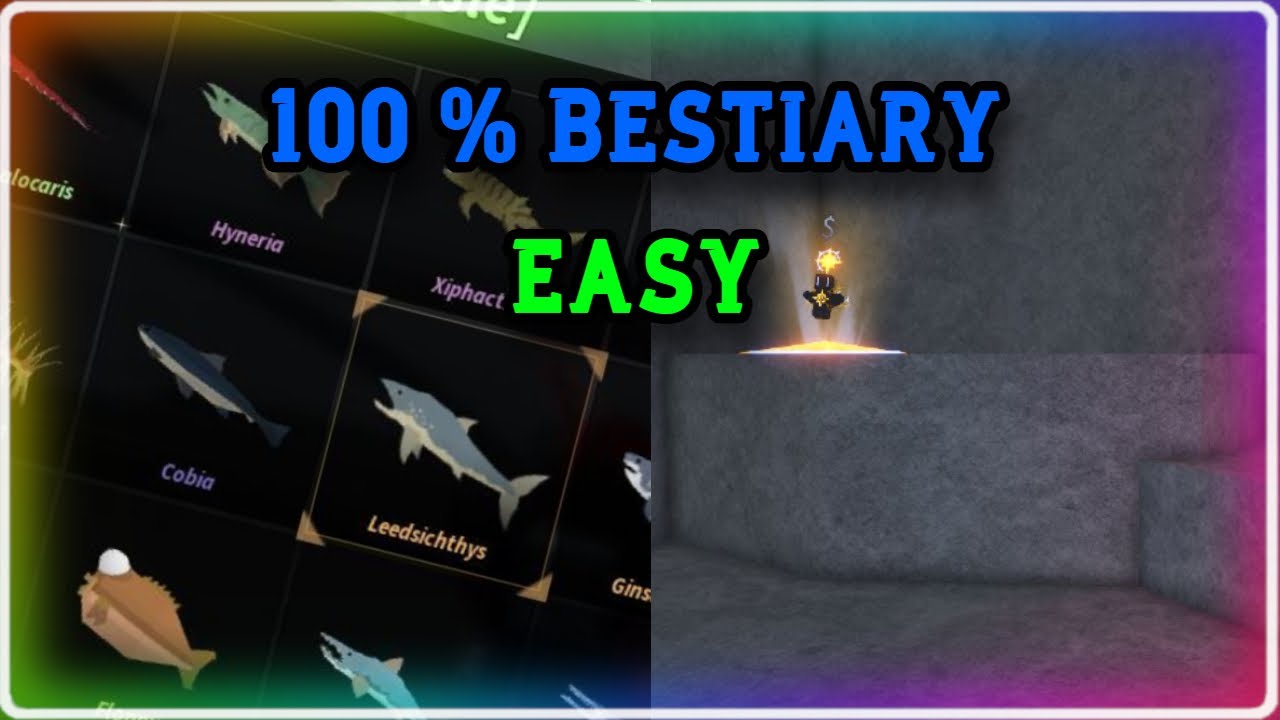 How to EASILY complete Ancient Isle Bestiary | Roblox Fisch - YouTube