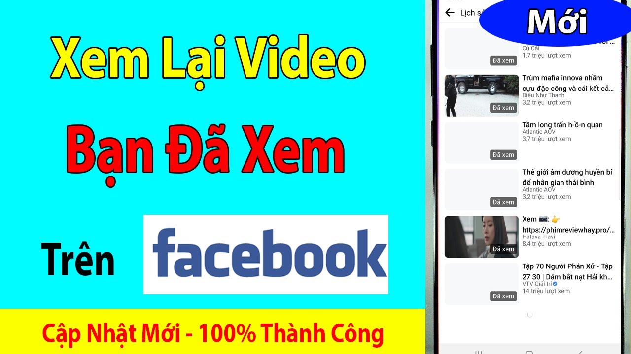 Hướng dẫn cách xem lại video đã xem trên facebook nhanh nhất - YouTube